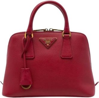 Prada Sac Promenade Pre-owned - Femme - Pre-owned - Rouge - Taille: ONE Size