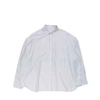 Acne Studios Homme, Chemises, Gris, Taille: S Chemise Boutonn&eacute;e Ray&eacute;e