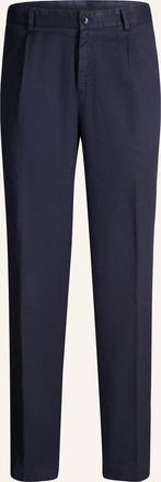 Joop Bundfaltenhose Loose Fit blau