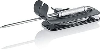 Severin SEVO Kernthermometer für punktgenaues Grillen, digitales Fleischthermometer als Zubehör für den SEVO Elektrogrill, Bratenthermometer auch für Steak un