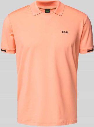 HUGO BOSS Regular Fit Poloshirt mit Label-Print Modell Palle