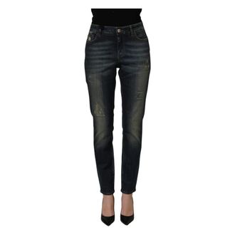 Dolce & Gabbana Baumwoll-Stretch-Skinny-Denim-Jeans - - Jeans - Damen - Blau - L