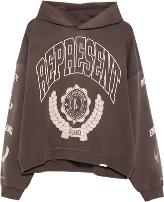 Represent hoodie à logo imprimé - Noir