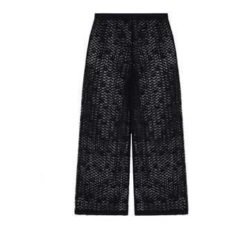 Emporio Armani Damen, Hosen, Schwarzk, LGr&ouml;&szlig;e