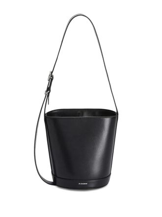 Jil Sander Cannolo Beuteltasche - Schwarz