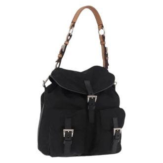 Prada Pre-owned Vintage Nylon Shoulder Bag - - Pre-owned - Damen - Schwarzk - ONE SIZE