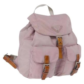 Prada Sac &agrave; dos vintage doccasion - Femme - Pre-owned - Rose - Taille: ONE Size
