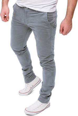 Yazubi Herren Chinohose Merlin II - Slim Fit Chino Hose, Grau (Iron cate 193910), W29/L34