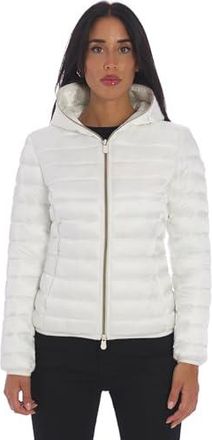 Save The Duck Alexis D33620W-IRIS19 8059770295026 Doudoune pour femme, Blanc (00002), M-L