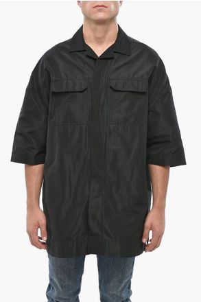 Rick Owens Short Sleeved TOMMY Overshirt with Double Breast Pocket Größe 52