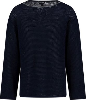 Giorgio Armani Linen And Lyocell Sweater