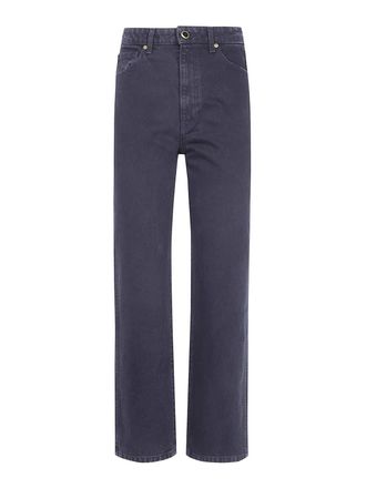 Khaite Straight Leg Jeans - Blau
