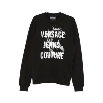 Versace Jeans Couture Herren, Sweatshirts & Hoodies, Schwarzk, 2XLGr&ouml;&szlig;e