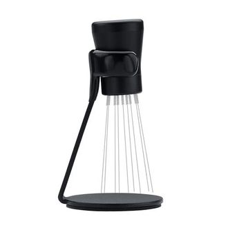 Normcore WDT Outil de distribution V2.1 avec support - Outil de distribution dexpresso &agrave; 8 dents de 0,23 mm - Agitateur &agrave; caf&eacute; magn&eacute;tique avec 16 aiguilles sup