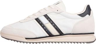 Tommy Jeans Herren TJM Retro Runner Cleated Em0Em01527 Niedriges Oberteil, Black (Black), 43 EU