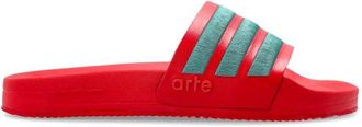 adidas Homme, Chaussures, Rouge, Taille: 46 EU Adilette Slides