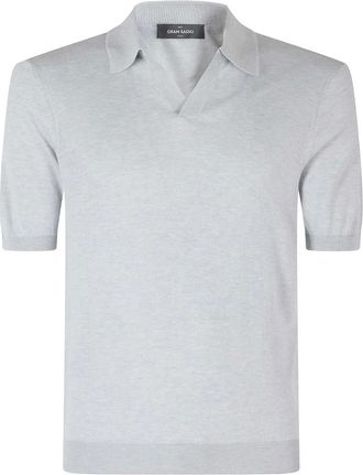 Gran Sasso Homme, Pulls, Gris, Taille: XL V-neck Tricots