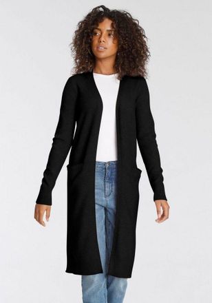 Tamaris Strickjacke in Longform aus kuschligem Viskosegestrick