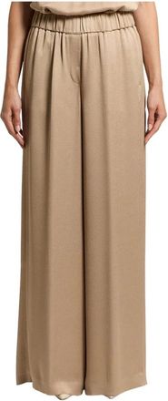 PESERICO Femme, Pantalons, Jaune, Taille: 40 FR Wide Pantalons