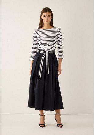 More & More 3/4-Arm-Shirt softes Basic-Streifenshirt, 3/4 Arm