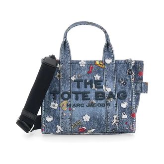 Marc Jacobs Femme, Sacs, Bleu, Taille: ONE Size The Small Tote