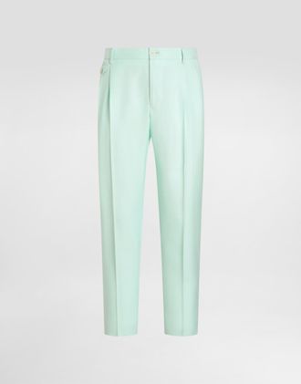 Dolce & Gabbana Hose Aus Viskose - Mann Hosen Und Shorts Azure 56