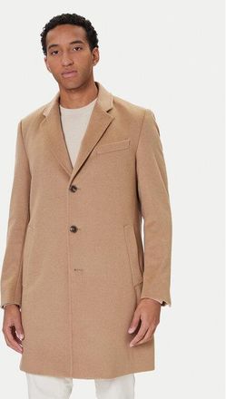 HUGO BOSS Wollmantel Hyde 50549187 Beige Slim Fit
