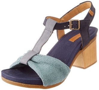El Naturalista Damen Deba Sandale mit Absatz, Aqua, 36 EU