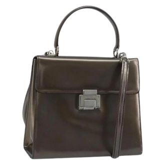 Gucci Sac &agrave; main vintage Pre-owned - Femme - Pre-owned - Brun - Taille: ONE Size