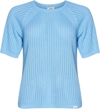 Lind Maille &agrave; col rond - Femme - Pulls - Bleu - Taille: 44 FR