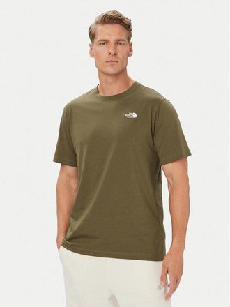 The North Face T-Shirt Evolution Simple Dome NF0A8CZ2 Khakifarben Regular Fit
