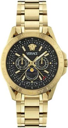 Versace V-Galaxy Moonphase - - Accessories - Herren - Gelb - ONE SIZE