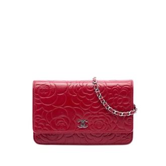 Chanel Pre-owned Wallet on Chain - Femme - Pre-owned - Rouge - Taille: ONE Size