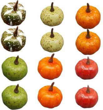 Generic Citrouilles &agrave; d&eacute;corer | Citrouilles artificielles d&eacute;coratives | Statue cr&eacute;ative festive pour table de vacances, couloir, maison, chambre, &eacute;tag&egrave;re, f&ecirc;t