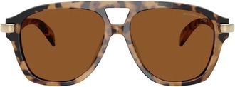 Michael Kors Lunettes de soleil Grenada - Femme - Accessoires - Brun - Taille: 56 MM
