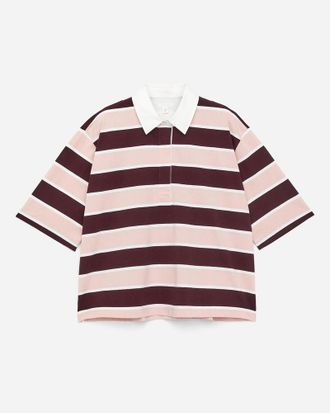 Arket Kurz&auml;rmliges Polohemd -Rosa