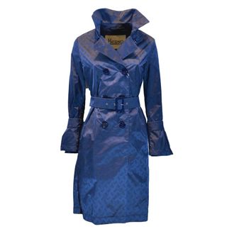 Herno Trenchcoat - - Coats - Damen - Blau - S