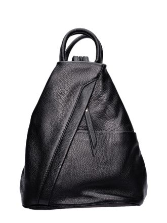 Isabella Rhea Schwarz Rindsledertasche