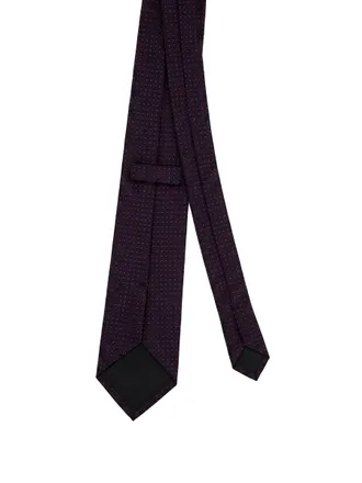 Givenchy Mens Purple Silk Tie