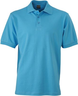 James & Nicholson Herren Classic Polo Poloshirt, Blau (Sky-Blue), X-Large