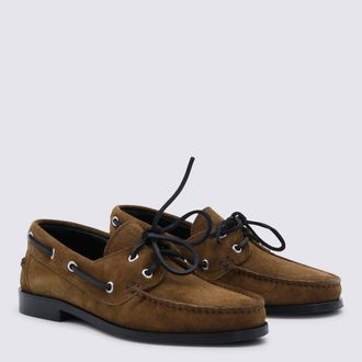 Aeyde Womens Flat Shoes Tobacco Upper Le Sole El