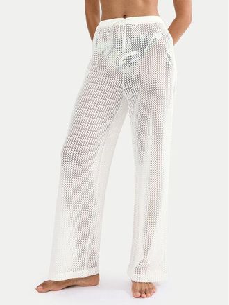 Triumph Badeshorts Beach MyWear Crochet 10226465 Wei&szlig; Relaxed Fit