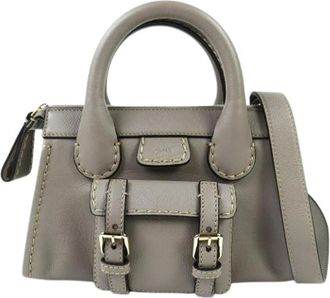 Chlo&eacute; Sac bandouli&egrave;re mini Pre-owned - Femme - Pre-owned - Gris - Taille: ONE Size