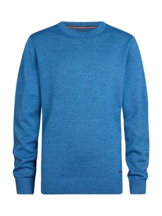 Petrol Industries Strick Basic Pullover Absaroka Blau 176