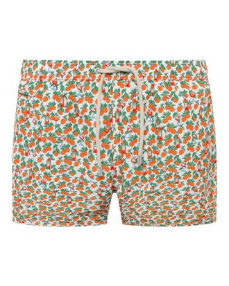 MC2 Saint Barth Kurze Badeshorts mit Aperol-Motiven in