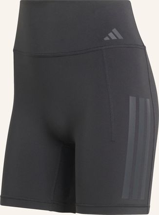 adidas Optime Workout 3-Streifen Kurze Leggings schwarz