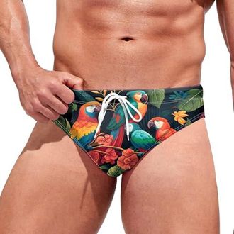 Generic Trunks Short de bain pour homme - Maillot de bain moulant - Short de bain pour homme - Short de bain court avec natation - Boxer amusant, rouge, XXL t