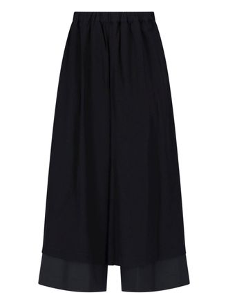 Comme Des Gar&ccedil;ons Wollrock Mit Lagenoptik
