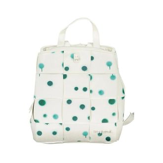 Desigual Wei&szlig;er Rucksack mit Polka Dots und Mehreren F&auml;chern - - Bags - Damen - Wei&szlig; - ONE SIZE