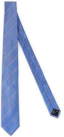 Au Printemps Paris Cravate &agrave; rayures en soie